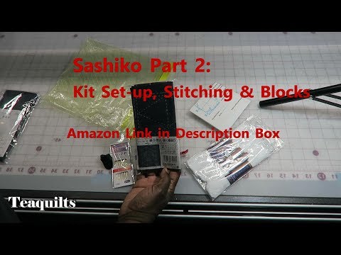 Sashiko Part 2: Kit Setup, Stitching & Completed Blocks
