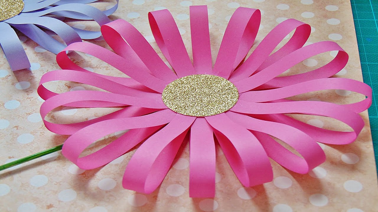 Crafts: Make your own flower / Paper crafts / Quick and easy