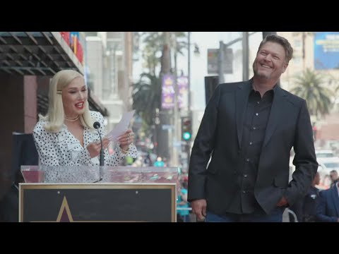 Watch Gwen Stefani's Tribute to Blake Shelton at Walk of Fame Ceremony
