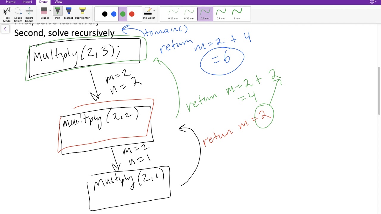 Recursion Examples Using Simple Math Functions