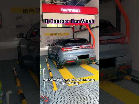 0-contact car wash does not damage the car paint, super reassuring #carwash #car #carwashing