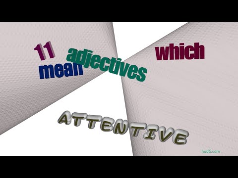 attentive - 12 adjectives synonym to attentive (sentence examples)