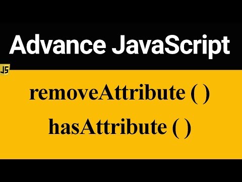 Learn removeAttribute and hasAttribute Method in JavaScript Hindi - Mind Luster