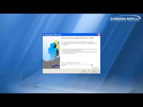 How to Install driver printer Samsung " Smart Panal "