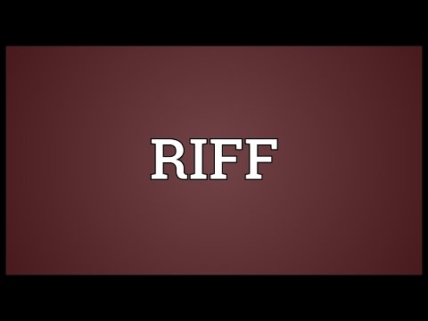 RIFF Meaning