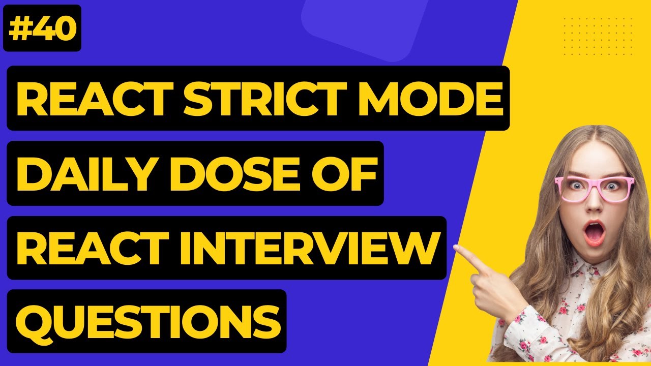 #40 React Strict Mode? | React Interview Questions #react #reactinterviewquestions #codingdoctor