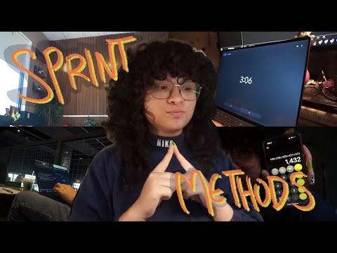 which sprint method is BEST? // writing vlog!