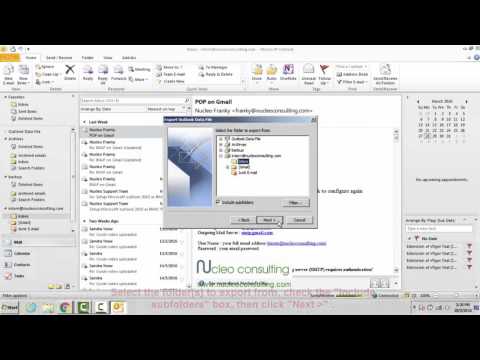 How to back up your archived email in Outlook 2010 #Nucleo #Outlook2010 #Backup #Email