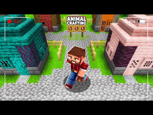 Animal Crafting (Bedrock Map with Addon) - Animal Crossing Inspired ...