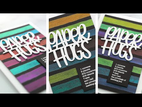 COLORSHIFTING WATERCOLOR?! This is all the same card!