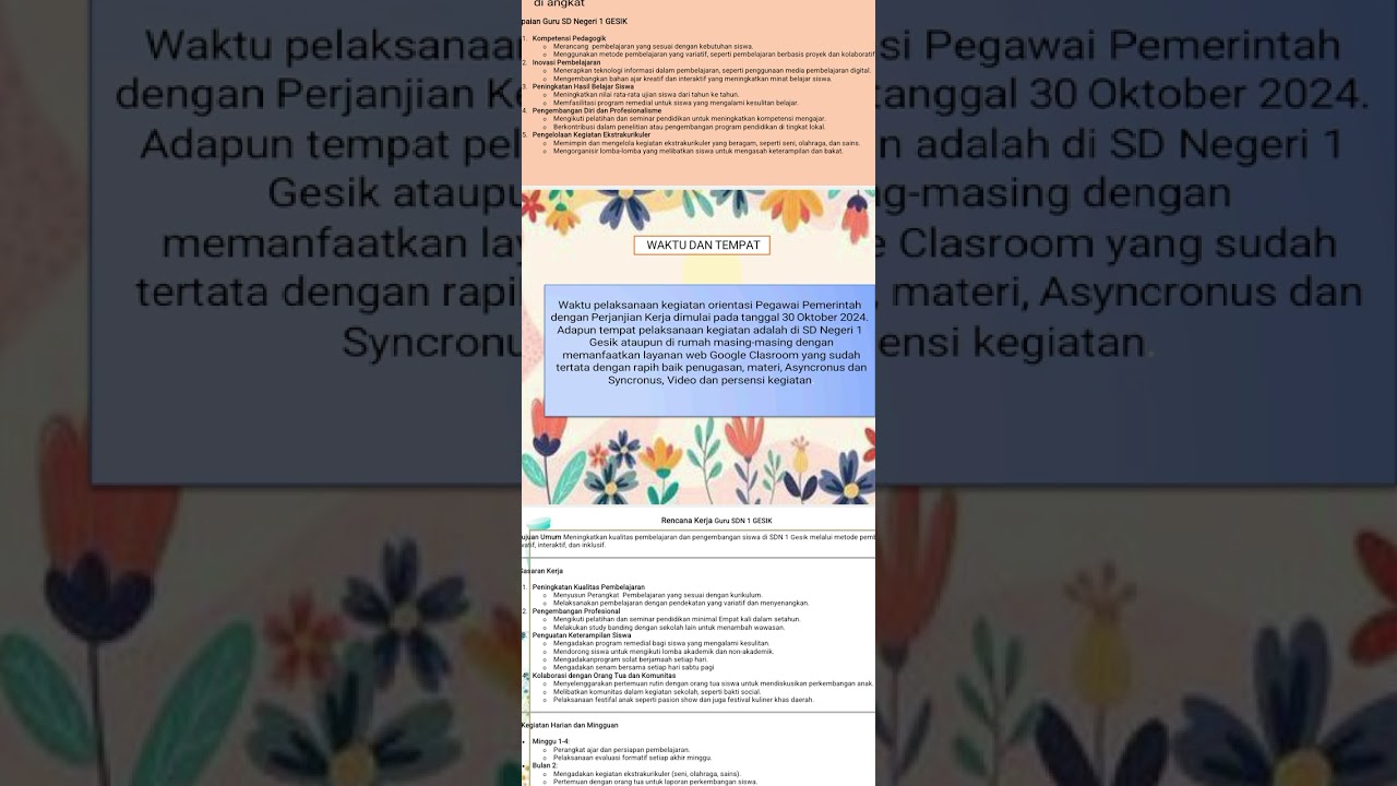 laporan orientasi pppk Nur wulandari YS