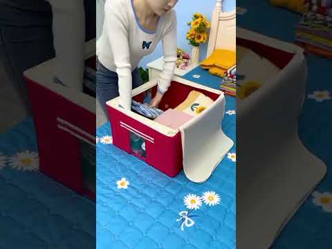 66L Foldable Storage Box | cloth storage box | Foldable cloth storage bag|Big size clothes organizer
