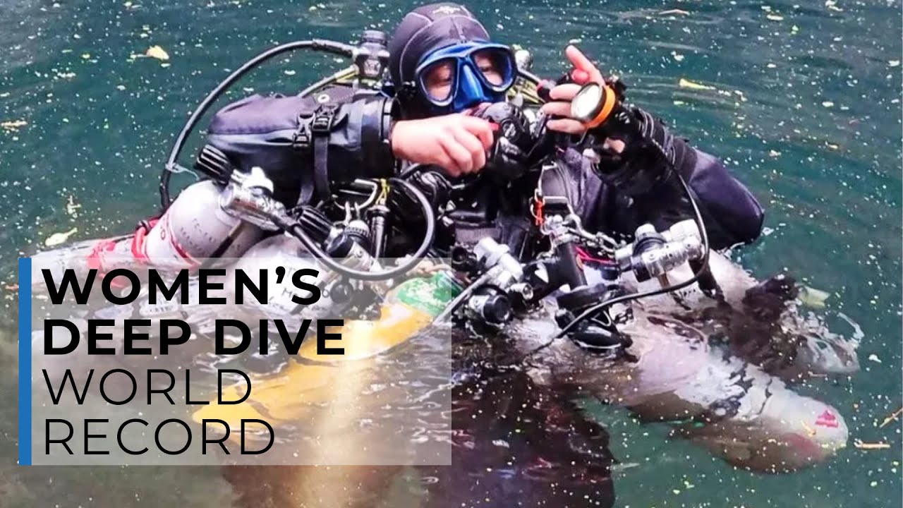 New Women's Deep Dive World Record | #scuba #worldrecord | @ScubaDiverMagazine