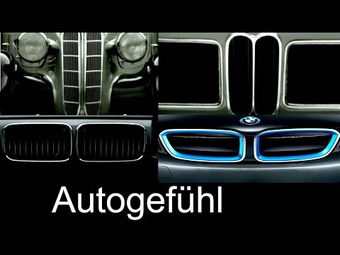 BMW Double Kidney development morphing 100 years in 30 secs - historische Doppelniere Entwicklung
