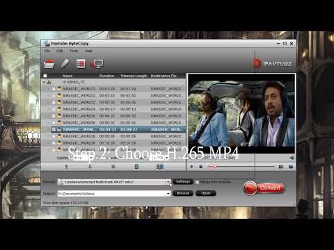 How to convert popular Blu ray movies to H.265/HEVC MP4