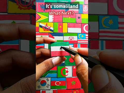 Drawing Somaliland 🇮🇷 Flag || somaliland, Somalia 🇸🇴 #shorts #drawing #flags #somaliland #somalia