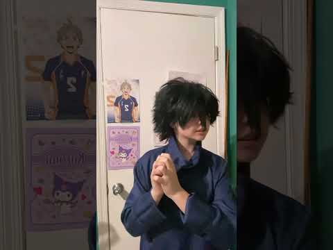 learned some hand signs for his shikigami :D #cosplay #jujutsukaisen #megumifushiguro #fyp #fypシ