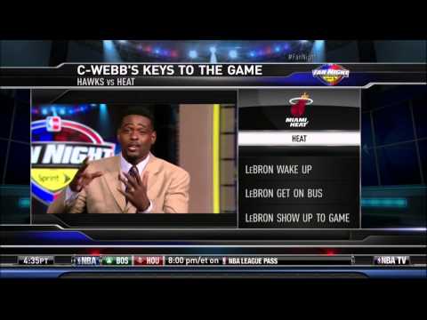 C-Webb keys to game for LeBron