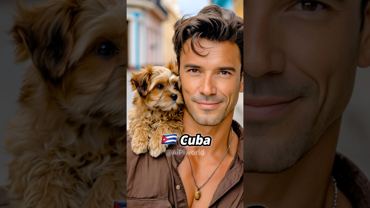 The Most Handsome Men with Their Adorable National Puppies Pt3 🐶💖 #shorts #handsome #men #aiart