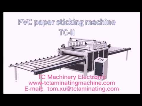TC II cold glue laminating machine