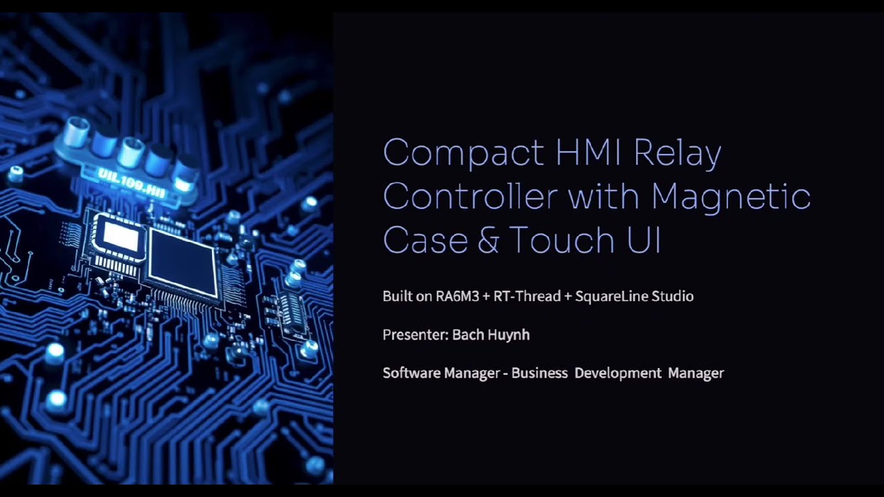 Smart HMI Enclosure Design with RT-Thread for Coffee Grinder Control
