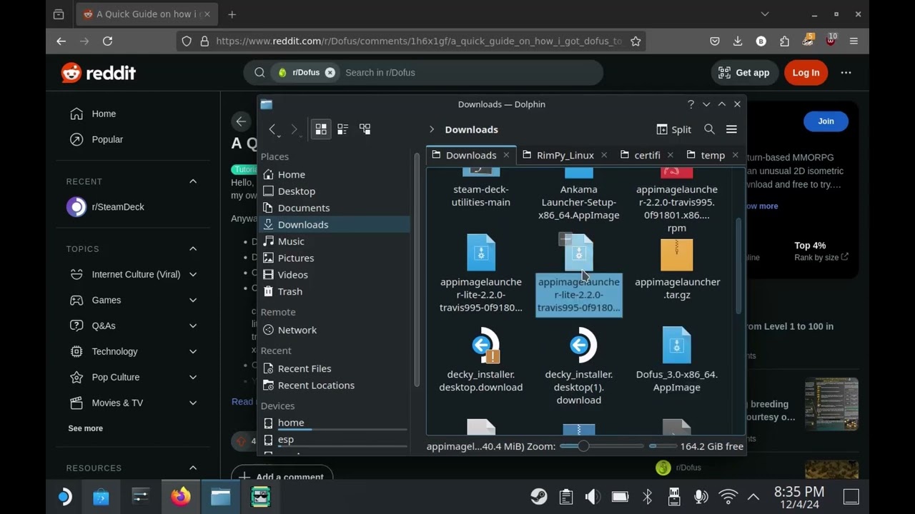 Dofus 3.0 Steam Deck Guide
