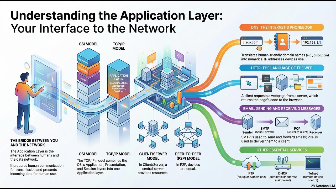 Application Layer Basics | CCNA Networking #ApplicationLayer #NetworkingBasics #CCNALearning