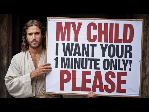 ✝️GOD SAYS: I WANT YOUR 1 MINUTE ONLY! PLEASE | GODS MESSAGE TODAY | GODS MESSAGE FOR YOU TODAY