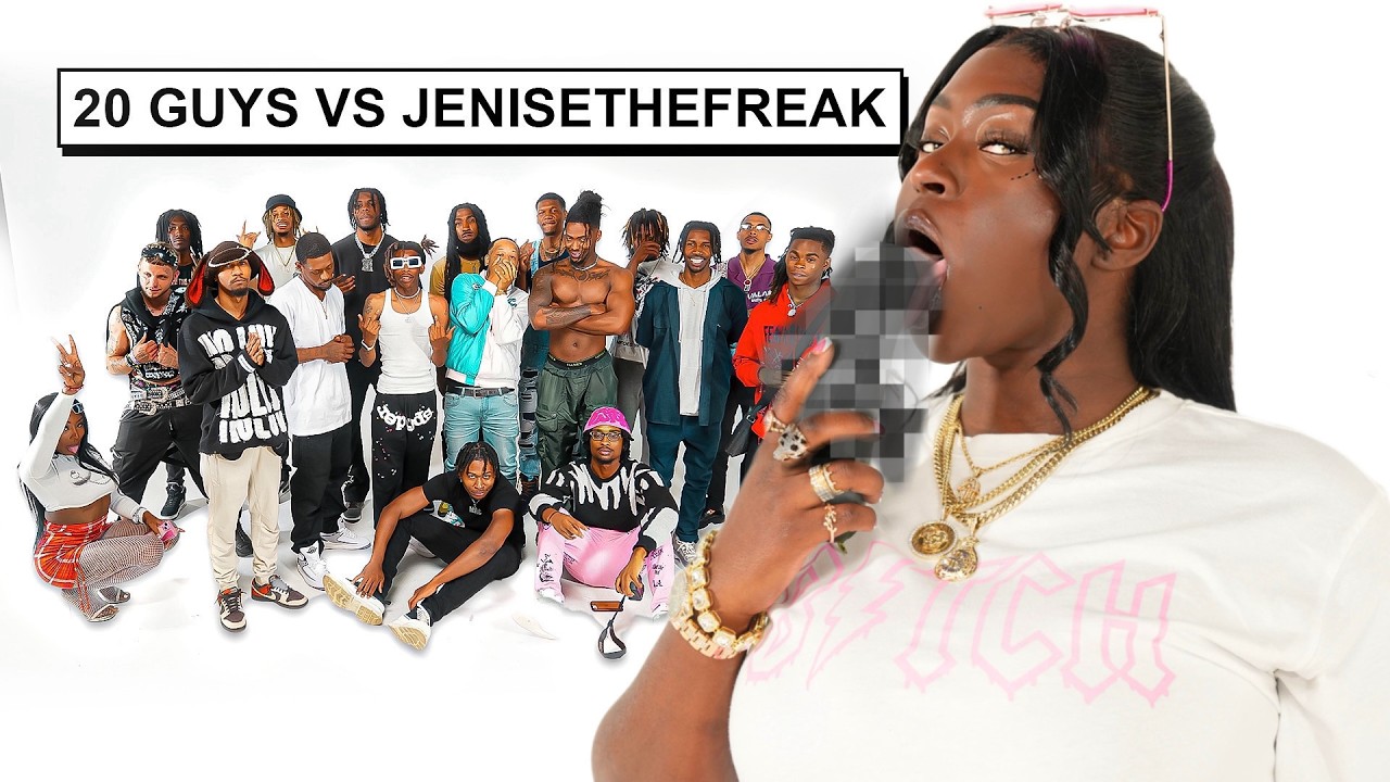 20 GUYS VS 1 ADULT STAR: JENISE HART