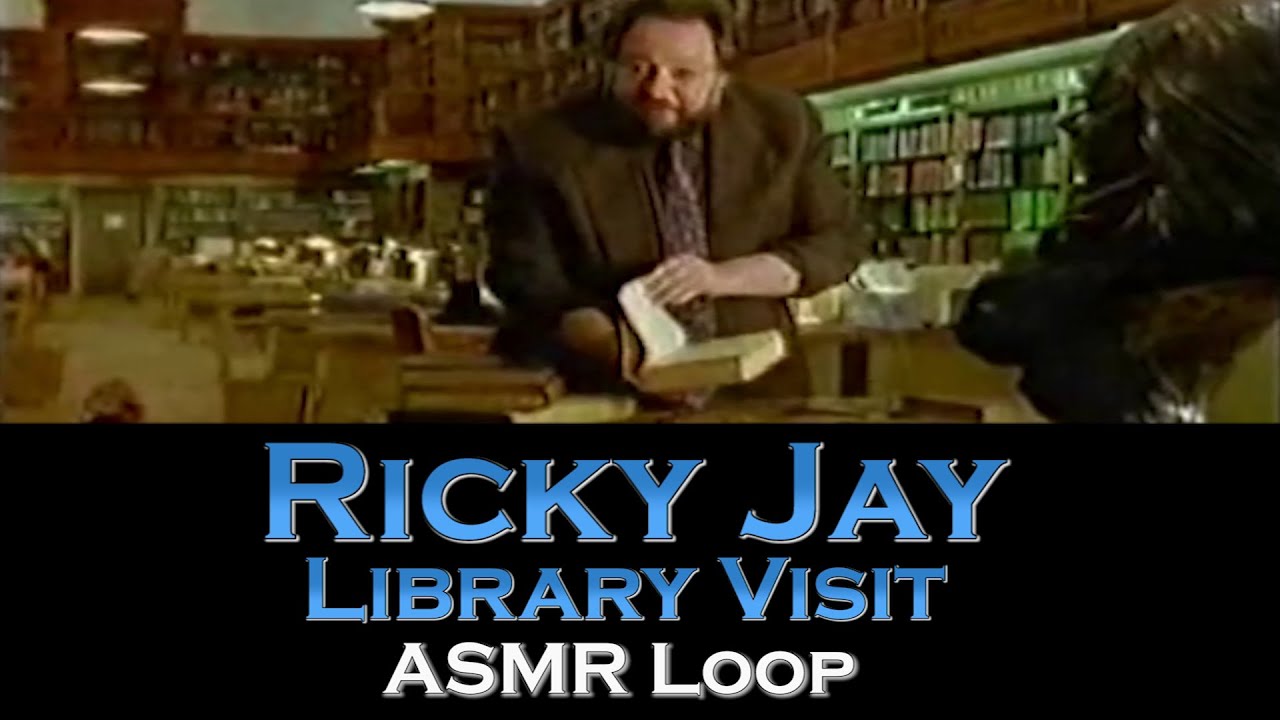 ASMR Loop: Ricky Jay (Library Visit) - Unintentional ASMR - 1 Hour
