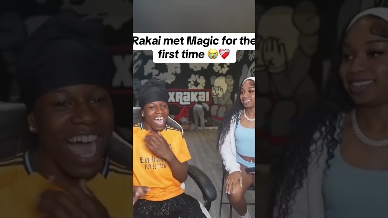 Rakai met Magic for the first time#rakai #rakaiclips