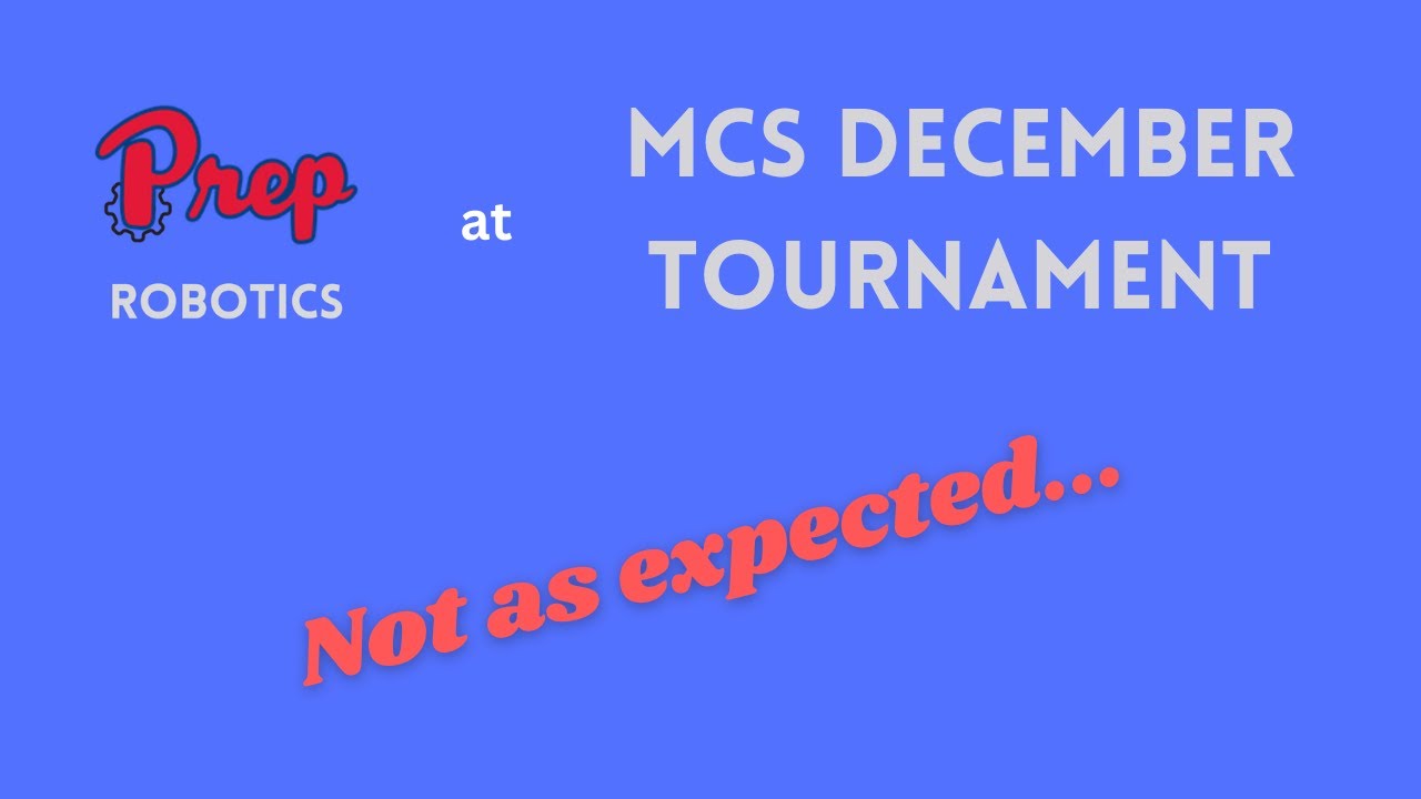 MCS December Tournament Recap - VEX Robotics Competition Discussion ...