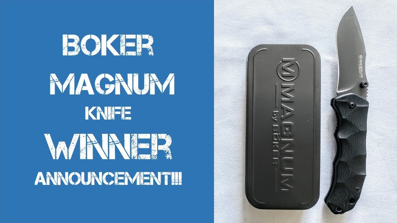 EDC Blade | Boker Magnum | Winner Announced