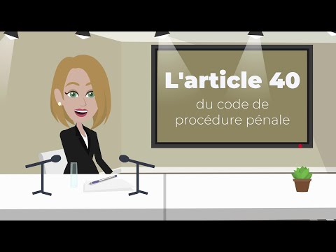 L'article 40 du code de procédure pénale