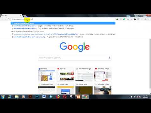 Localhost Wp Admin login
