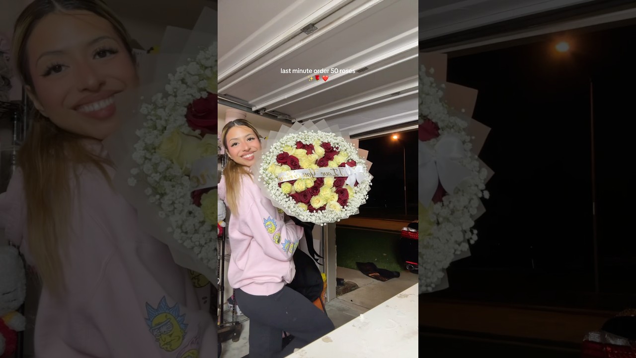 50 roses #reels #ramobuchon #roses #bouquet #trendingshorts #flowers #smallbusiness #forher #foryou