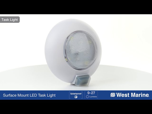 SEAVOLT 8-LED White/Red Dome Light