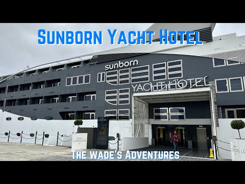 Sunborn Yacht Hotel in London. Next to the ExCeL Exhibition Centre in the Royal Docks