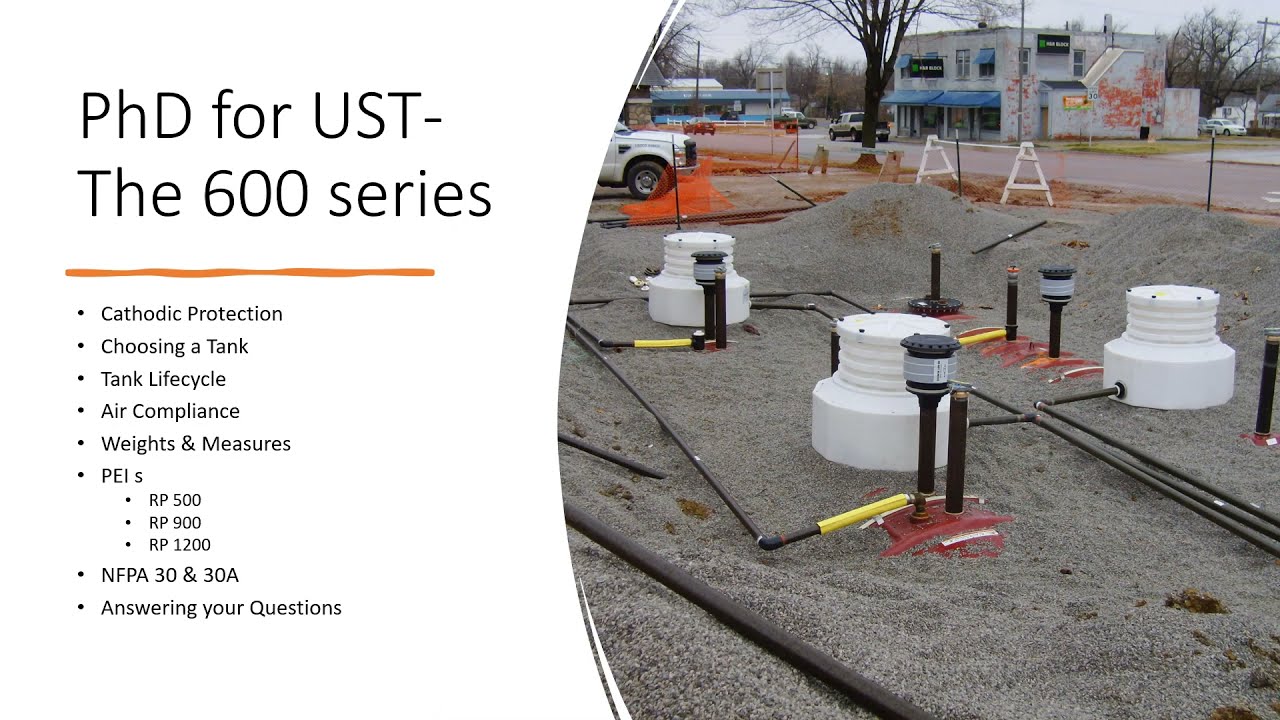 Intro to Underground Storage Tank (UST) Compliance