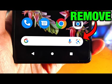 Google Pixel 6 / 6 Pro how to remove Google Search Bar from Home Screen!