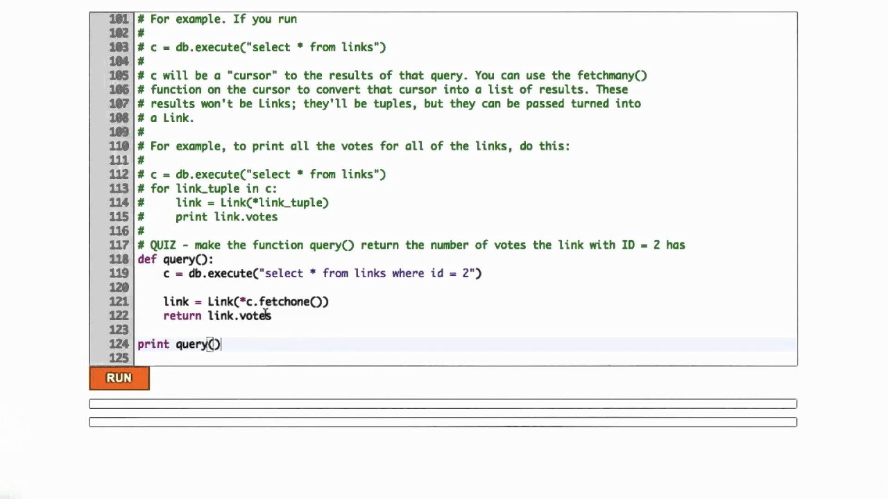 Databases in Python Solution - Web Development