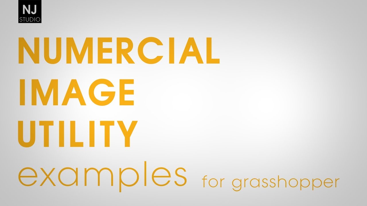 [Tutorial] Example of Image Utility, Grasshopper