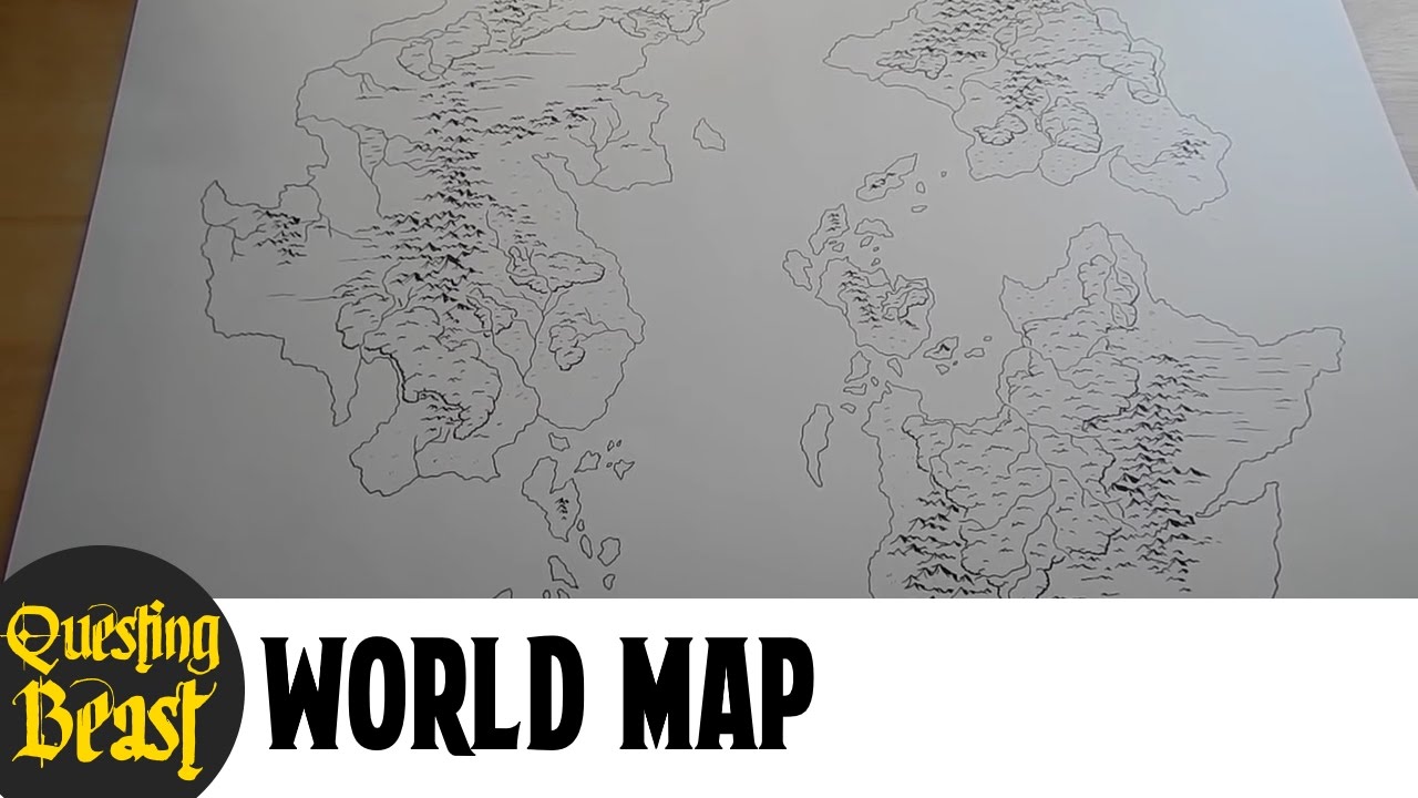 A Complete World Map!: DnD Fantasy Map Showcase