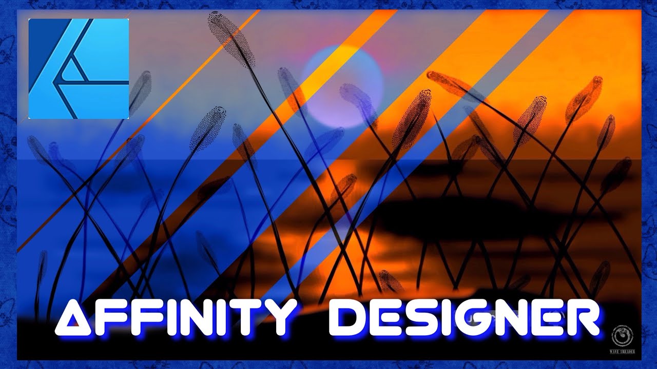 Sunset Art Painting with Affinity Designer