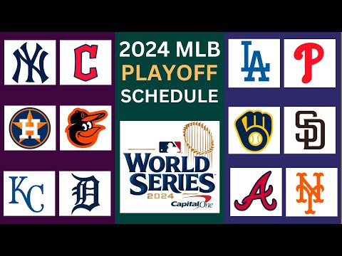 MLB Playoff Schedule 2024: Wild Card, Division, League Championship and World Series πππ