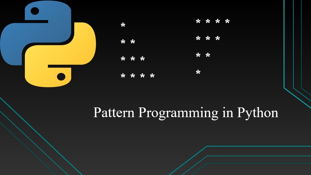 Pattern Program using Python | Interview Pattern Programs Solved Step by Step.