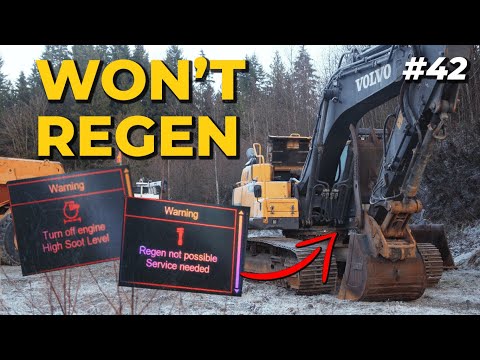 Got a Volvo E340 excavator with a DPF issue? Possible reasons why!