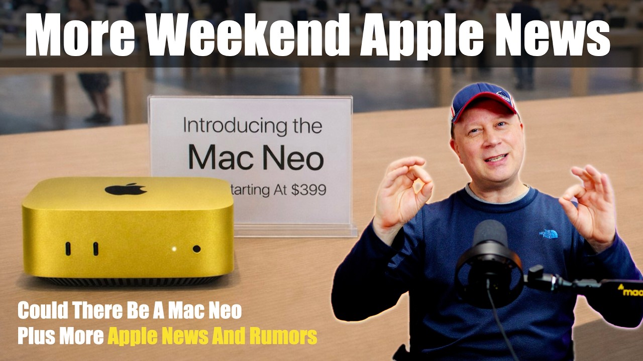 Is A Mac Neo Coming For $399?  Gemini App For Macs, OLED iPad mini, Apple Glasses & More Apple News