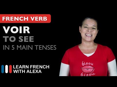 Voir (to see) in 5 Main French Tenses