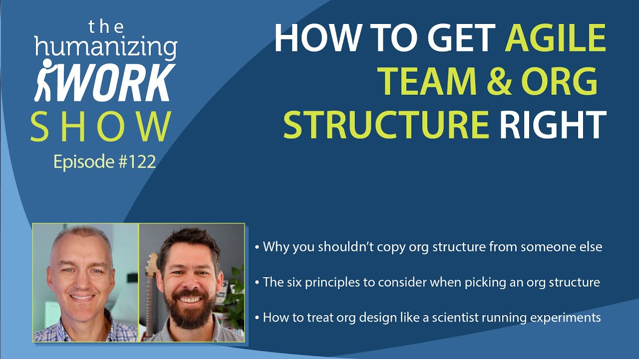 How to Get Agile Team & Org Structure Right | Humanizing Work Show